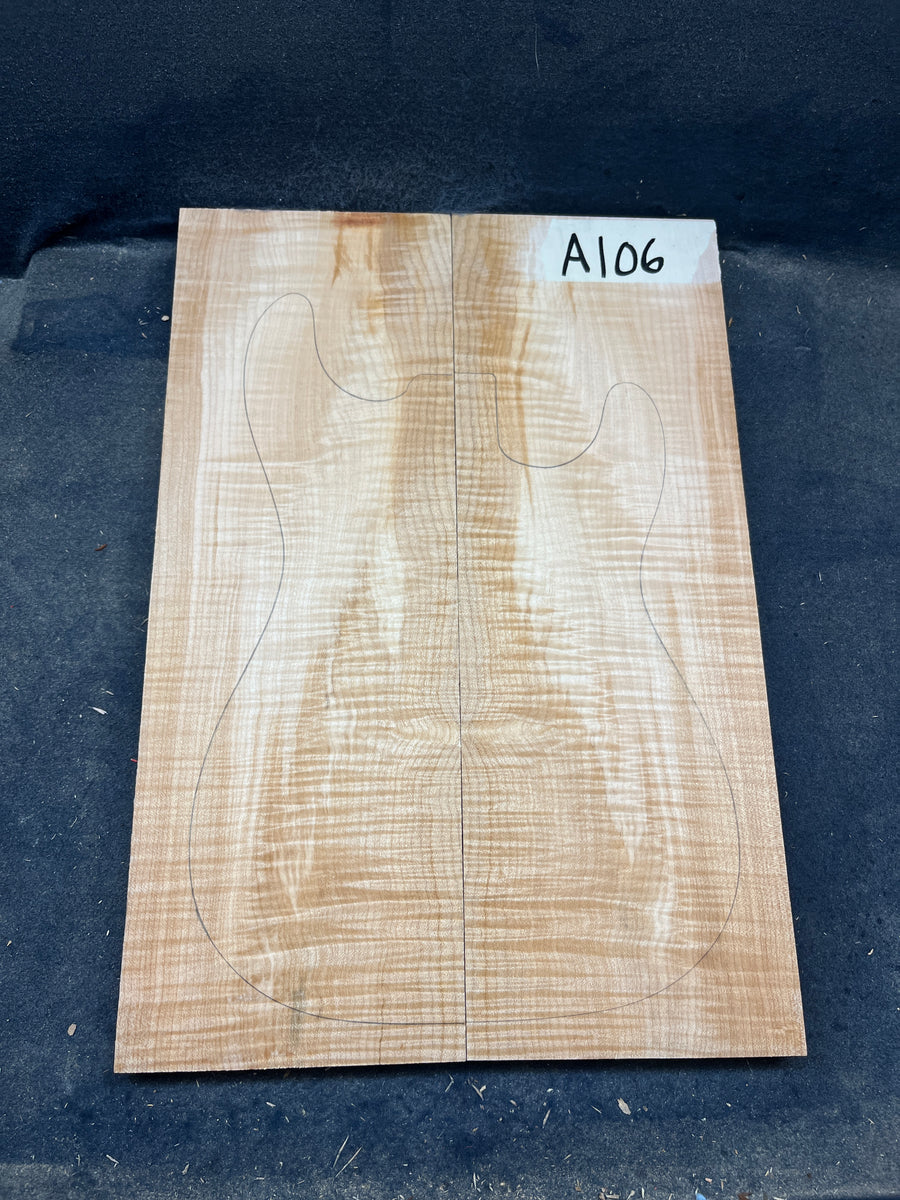 stained flame maple carvetop – B4Specialtywood