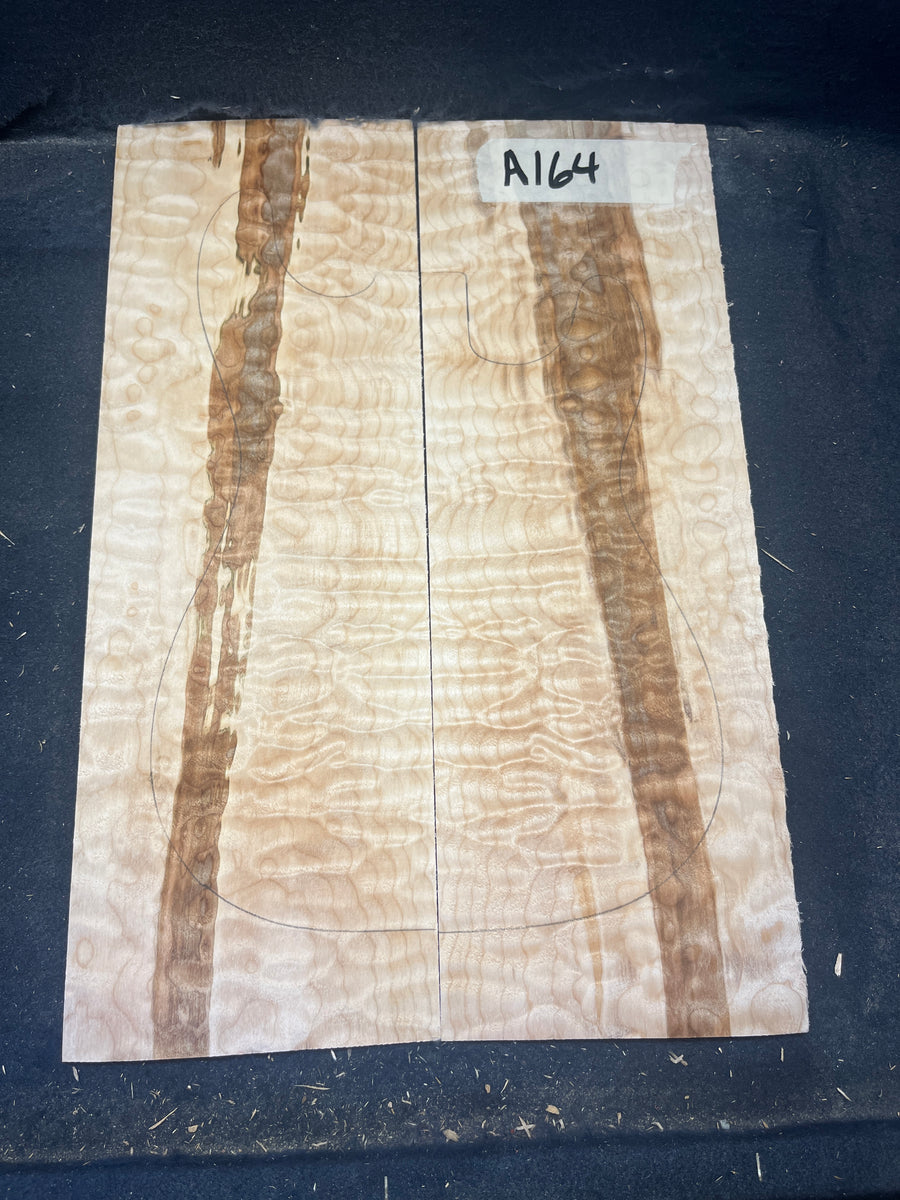 stained quilt figured maple lam-top – B4Specialtywood