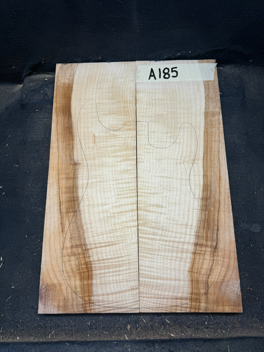 Stained flame figured maple lam-top – B4Specialtywood